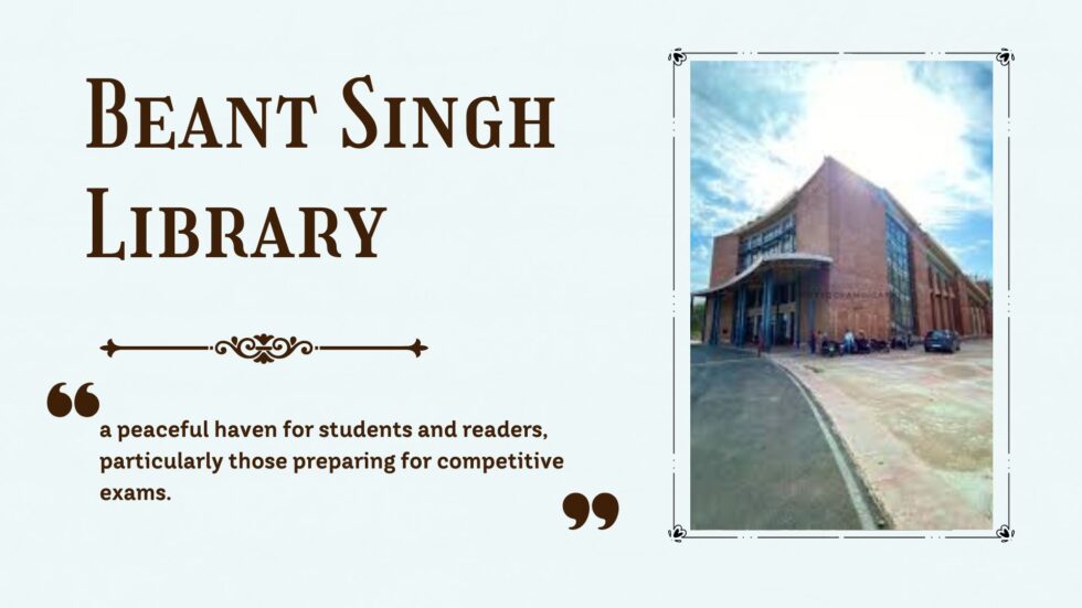 Libraries in Chandigarh, Libraries in Chandigarh for self-study